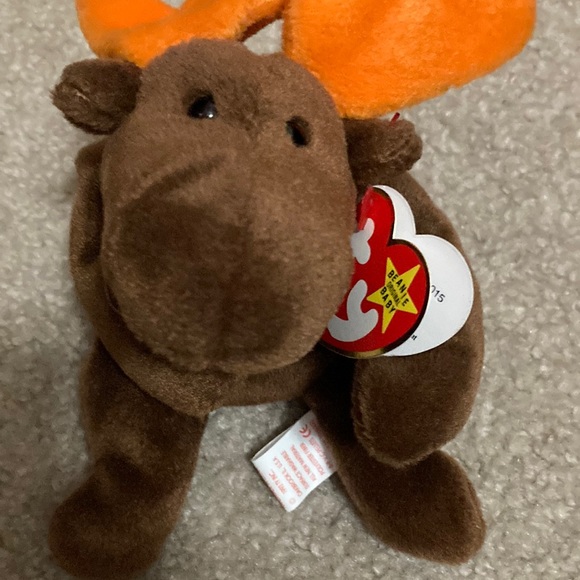 Ty | Toys | Ty Beanie Baby Chocolate The Moose Style 45 | Poshmark